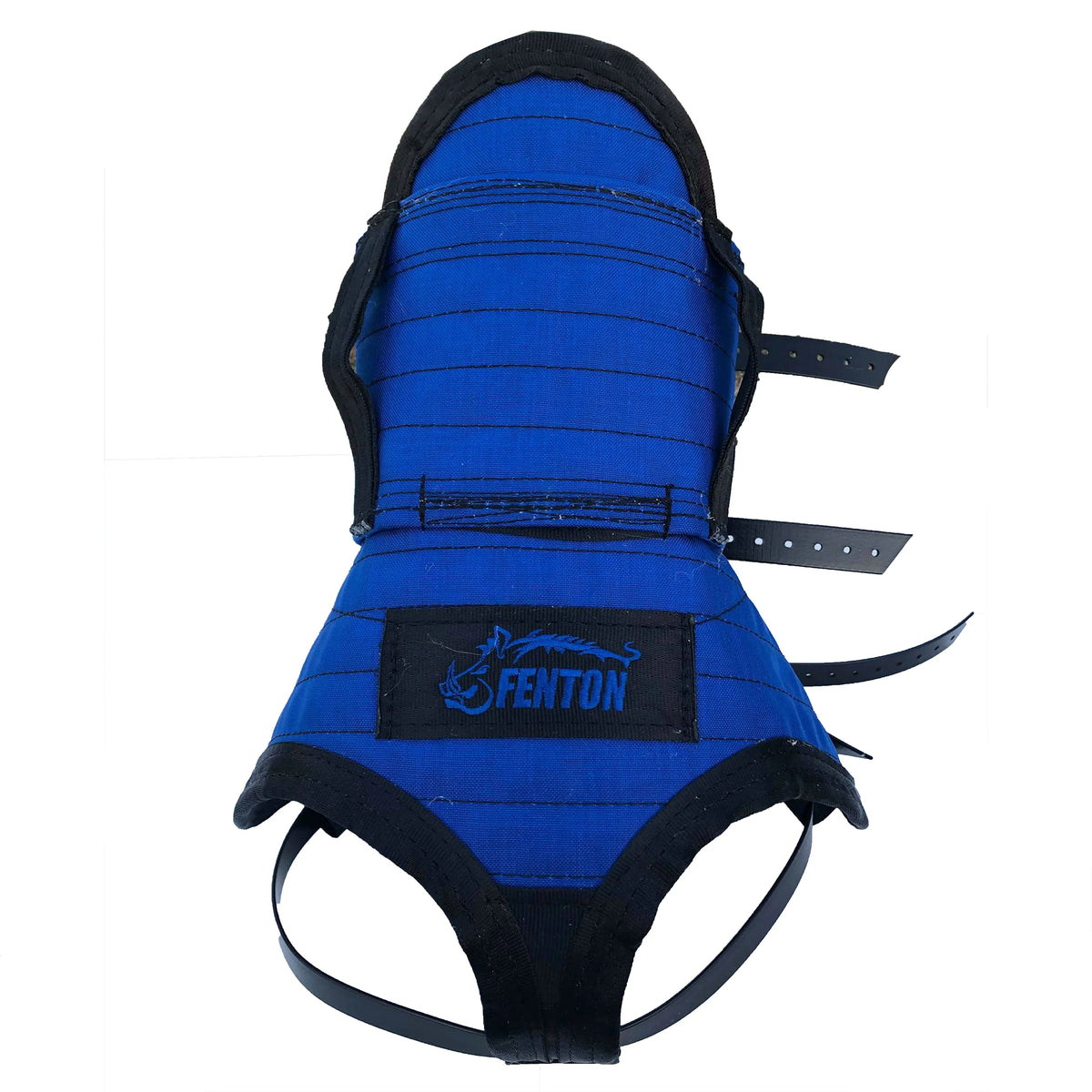 ULTRA ¾ CHESTPLATE WITH LEG PLATES ROYAL BLUE / BLACK EDGES – Fenton ...
