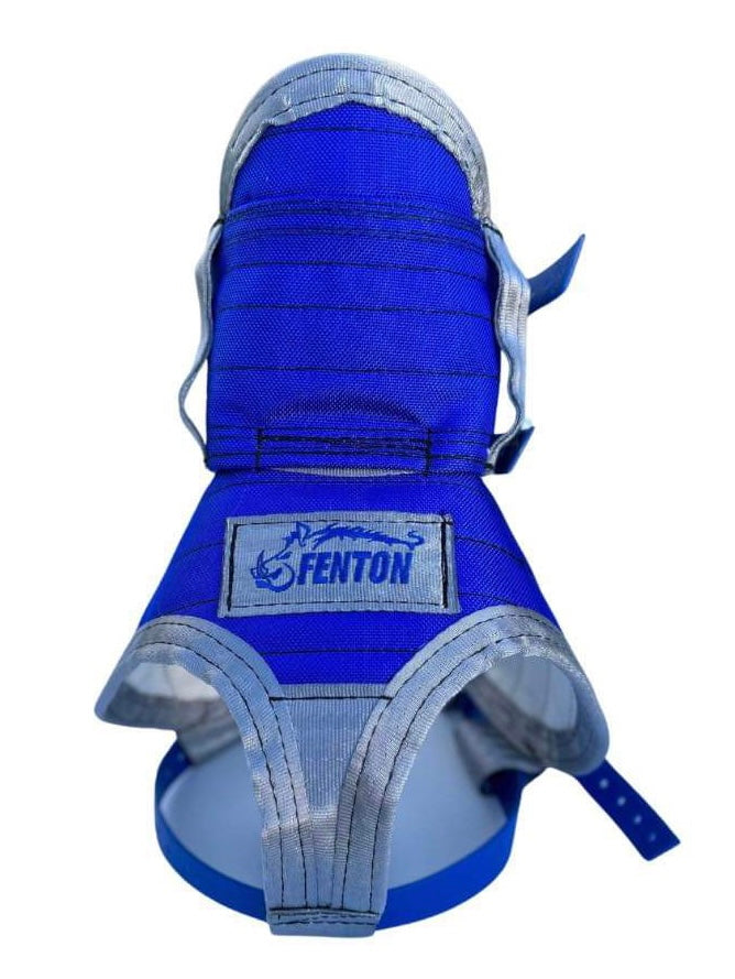 ULTRA ¼ CHESTPLATE ROYAL BLUE/ GREY EDGES & STRAPS – Fenton Industries Co