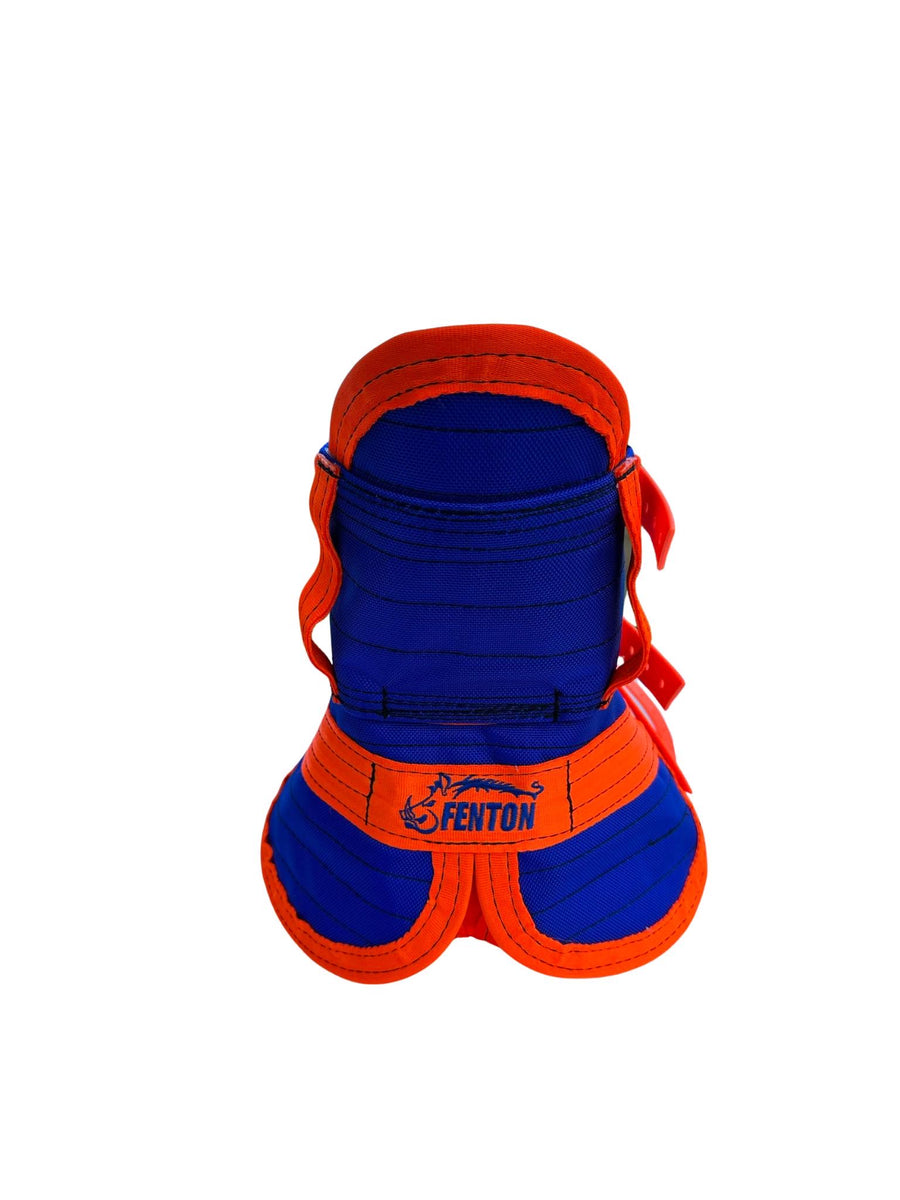 ULTRA ¾ CHESTPLATE WITH LEG PLATES BLUE/ ORANGE – Fenton Industries Co