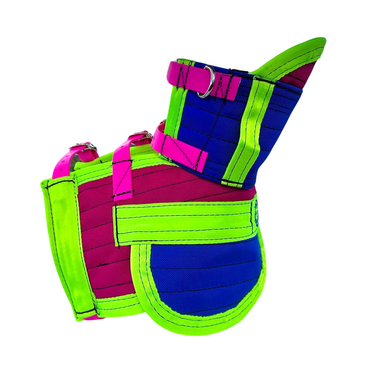 ULTRA ¾ CHESTPLATE WITH LEG PLATES BLUE/PINK/ GREEN – Fenton Industries Co