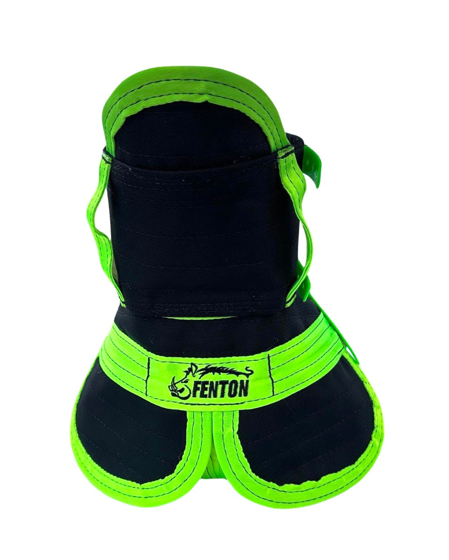 ULTRA ¾ CHESTPLATE WITH LEG PLATES BLACK / GREEN – Fenton Industries Co